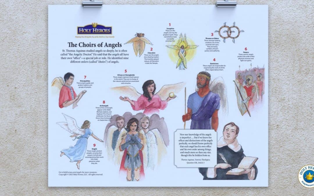 How to Teach the Choirs of Angels to Children - Holy Heroes