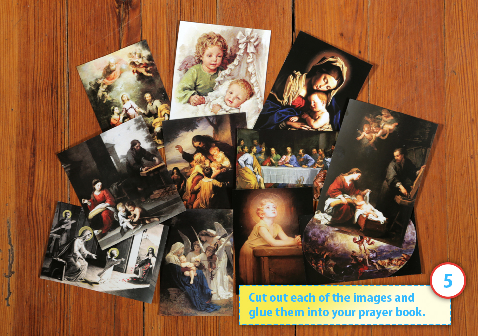 Create a Prayer Book with Sacred Art (perfect for kids!) - Holy Heroes