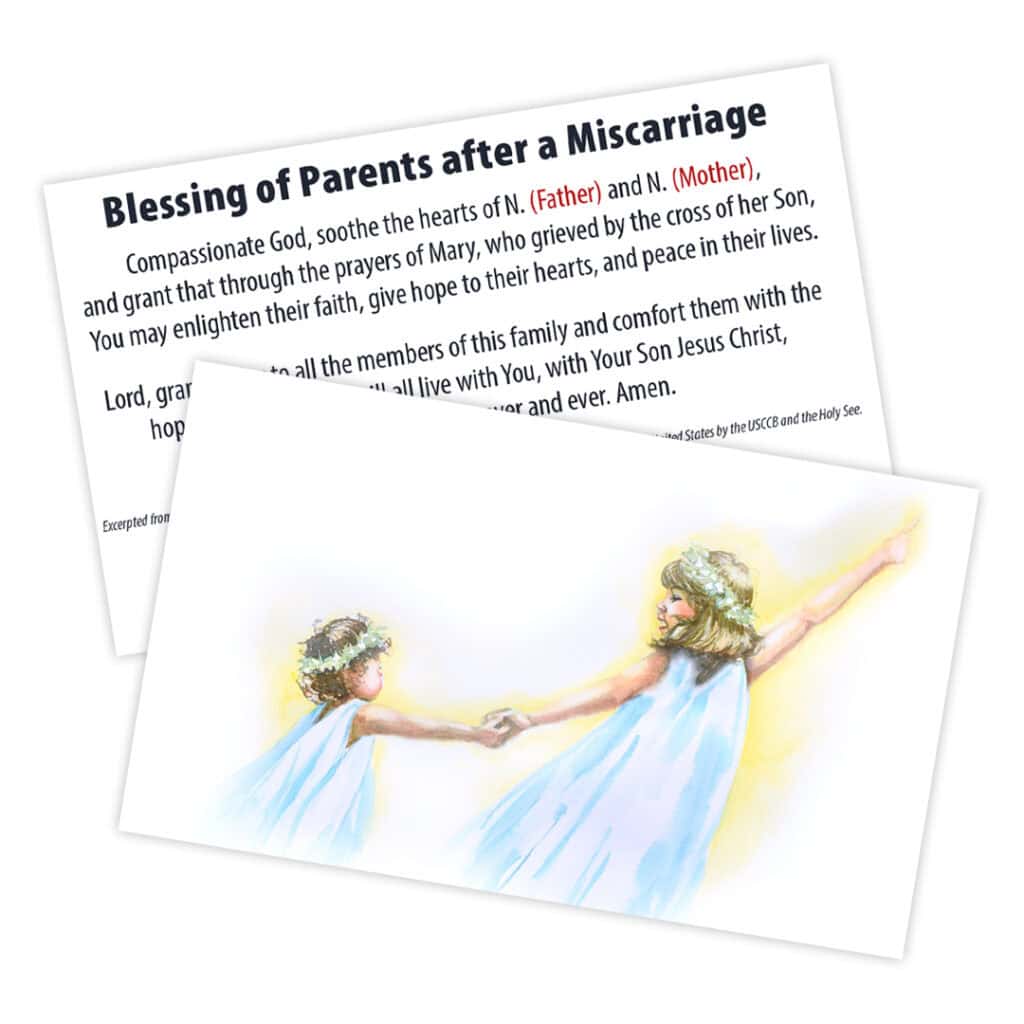 Official Blessing of Parents after a Miscarriage - Holy Heroes